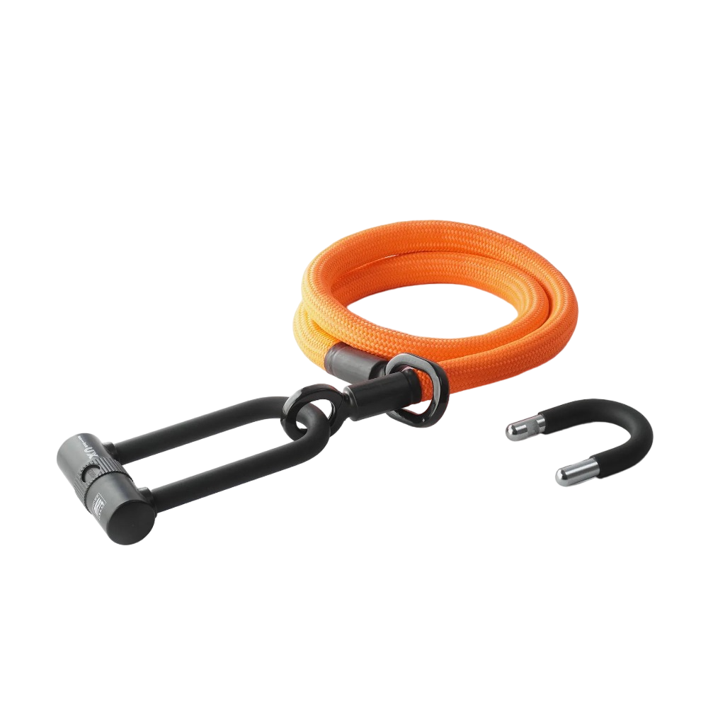 Tex-Lock Eyelet M U/X-lock Antivol vélo ART2 chaine 120 cm et mini U