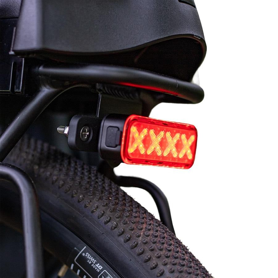 Kheax Zaurac feu arrière USB-C avec antivol et sonnette 300 Lm