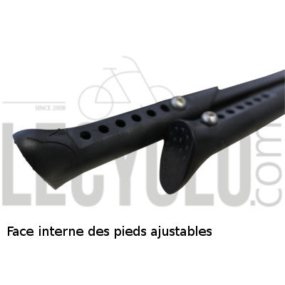 Béquille vélo rétractable et ajustable pour bicyclette 24 à 28 pouces