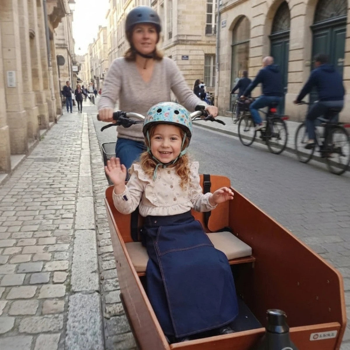 Tablier vélo enfant chaud et imperméable Dryfits Kids JUP-ON