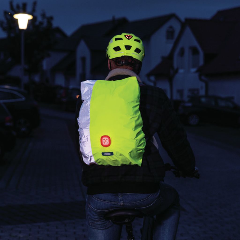 Funda impermeable reflectante Abus Lumino Night Cover con LED