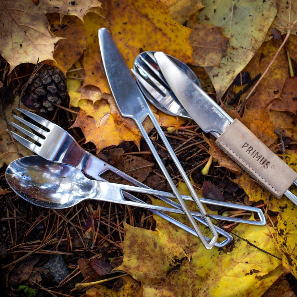 Set de cubiertos camping Primus Campfire inox | Bikepacking y outdoor