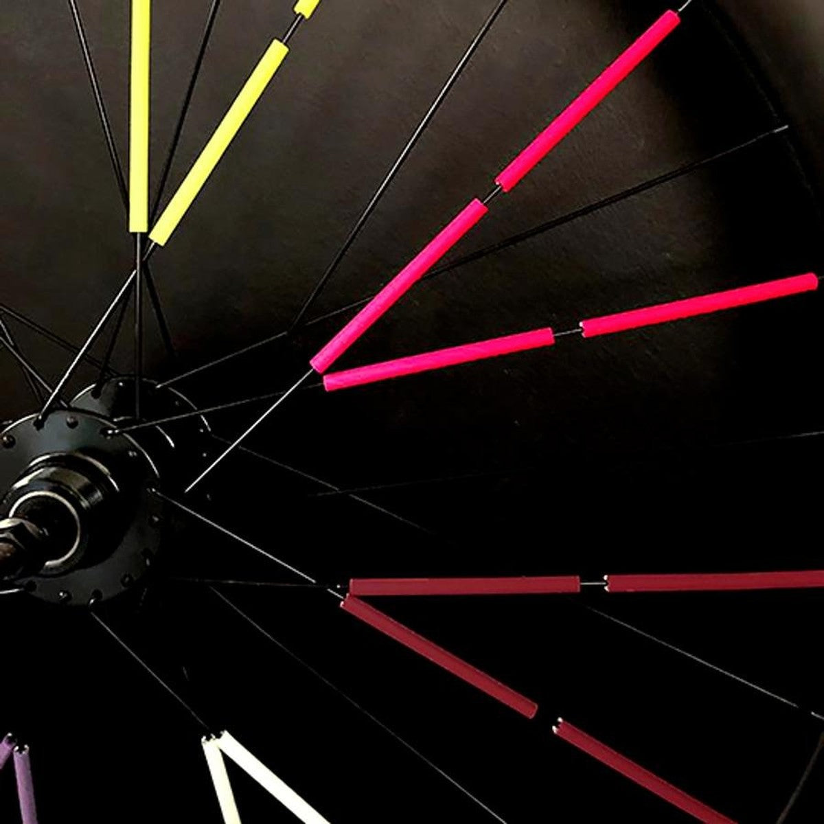 Réflecteurs pour rayons de vélo 80 mm | Visibilité 360°