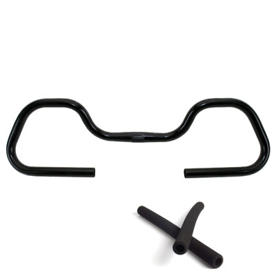 Guidon de vélo papillon avec poignées en mousse