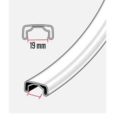 Roue vélo avant 650A ETRTO 590 (26 x 1 3/8)